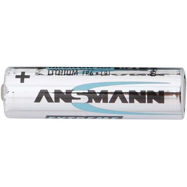 Buy Ansmann Extreme Lithium AA Battery Penlite 1.5V - Silver (4) at HBS