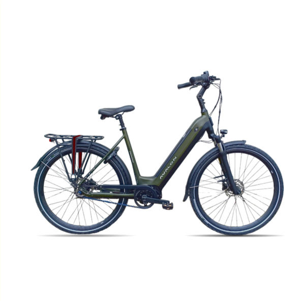 Kjøp Avalon E-Pro Premium E-Bike Dame 28" 49cm 8S - Mosegrønn/Svart hos HBS