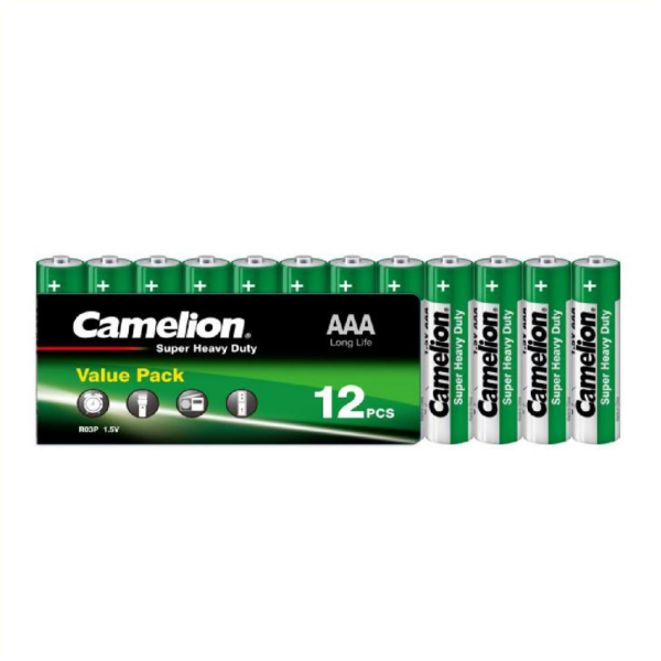 Comprar Camelion AAA Cinc-Carbono Baterías - 12 Piezas en HBS