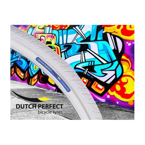 Buy Dutch Perfect Tire 28x1.40" Reflective - White at HBS