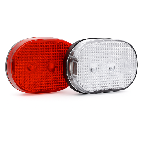 Cumpărați Edge City Set Lumini Față/Spate Baterie - Roșu/Alb la HBS