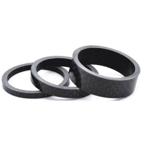 Buy Ergotec Spacer Set 1 1/8" Ø28.6 2/5/10mm - Black at HBS