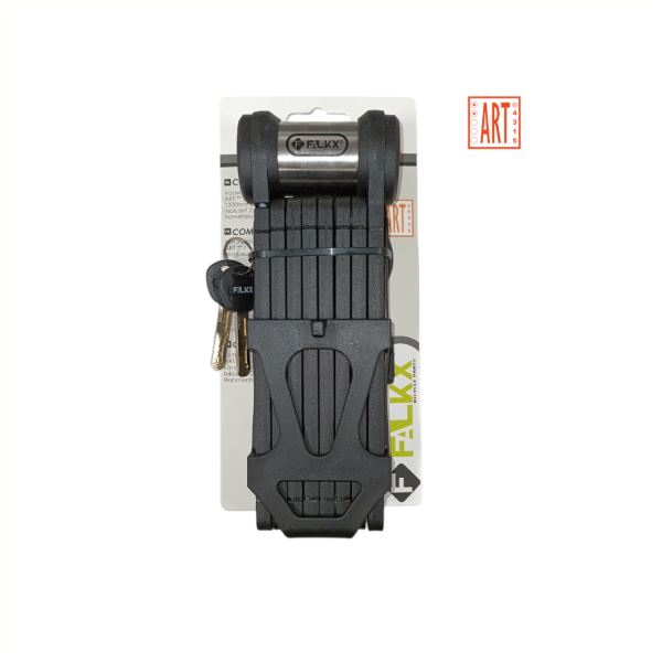 在 HBS 购买 Falkx Compact 折叠锁 120cm 含. 车架支架 - 黑色