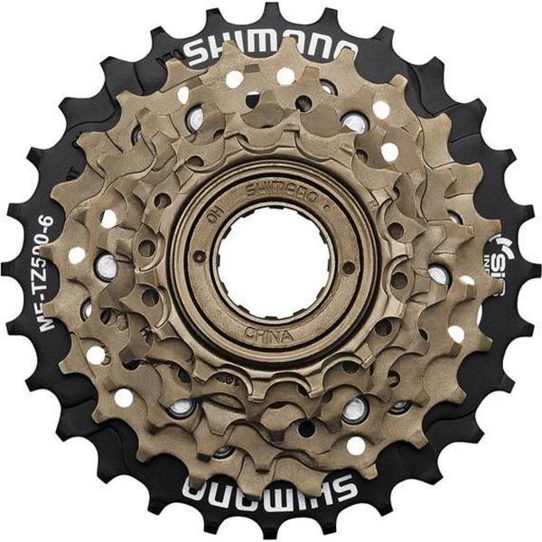 Osta Shimano TZ500 Vapaaratas 14 28T 6V Musta Kulta HBS lta