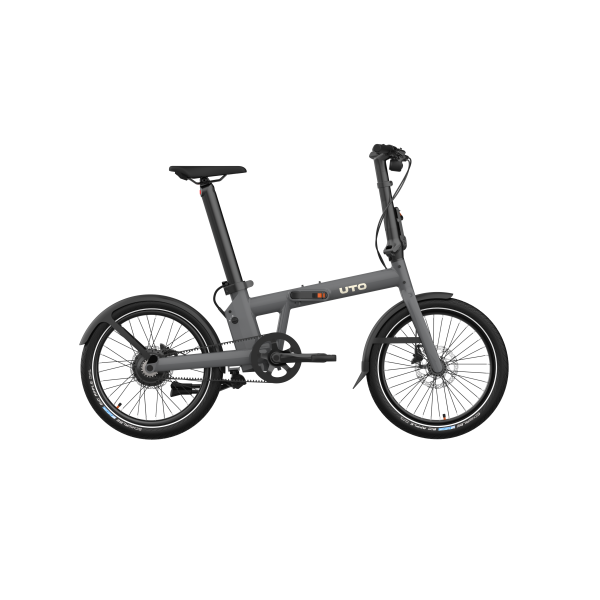 Kjøp UTO PRO20 V2 UART E-Sammenleggbar Sykkel 20" 2V 352Wh - Grå hos HBS