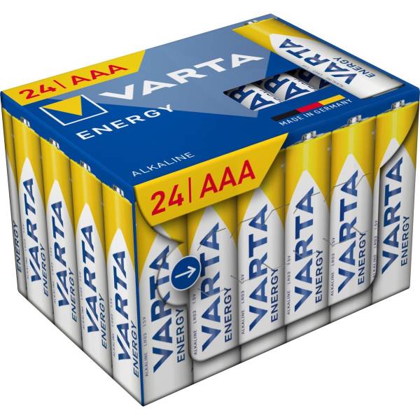 Buy Varta AAA Energy Alkaline Battery (24) at HBS