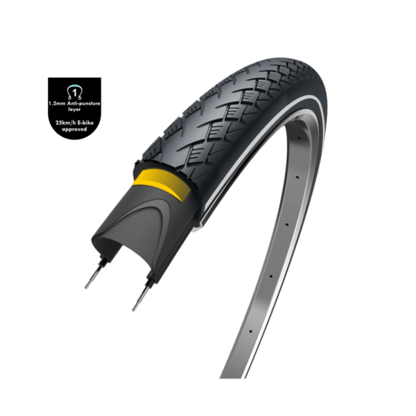 Køb Wolff Metro Elite Dæk 28x1.40" Reflekterende hos HBS